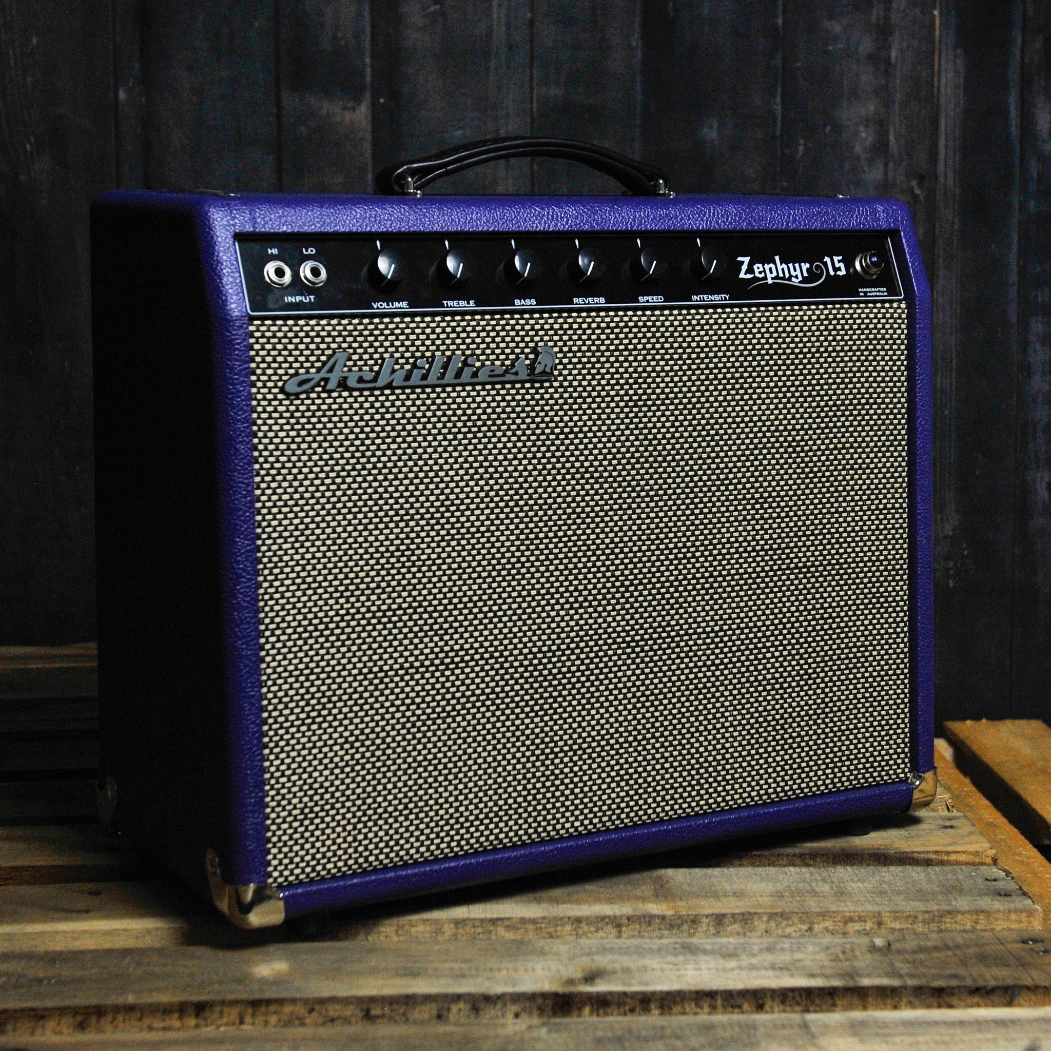 Achillies Zephyr 15 1 x 12 Combo Purple Bronco – Gladesville Guitar Factory