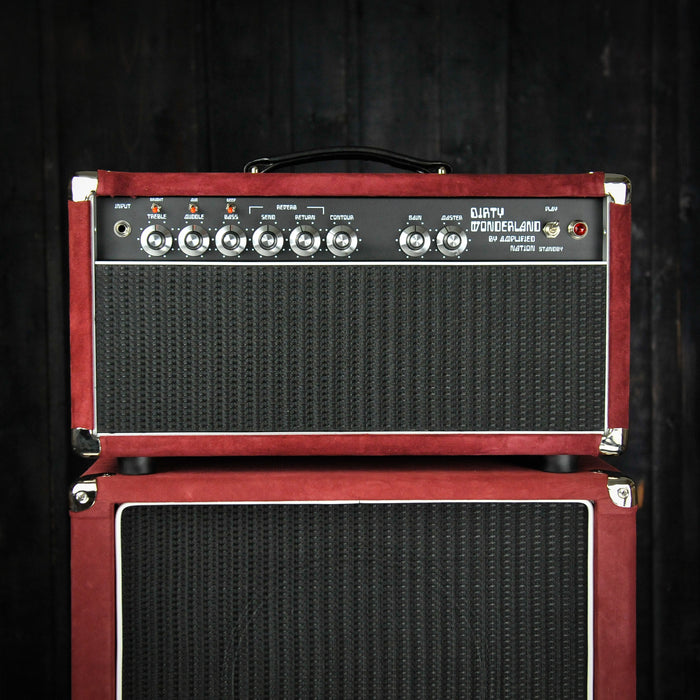 Amplified Nation Dirty Wonderland Head 100W Maroon Suede / Black Spark ...