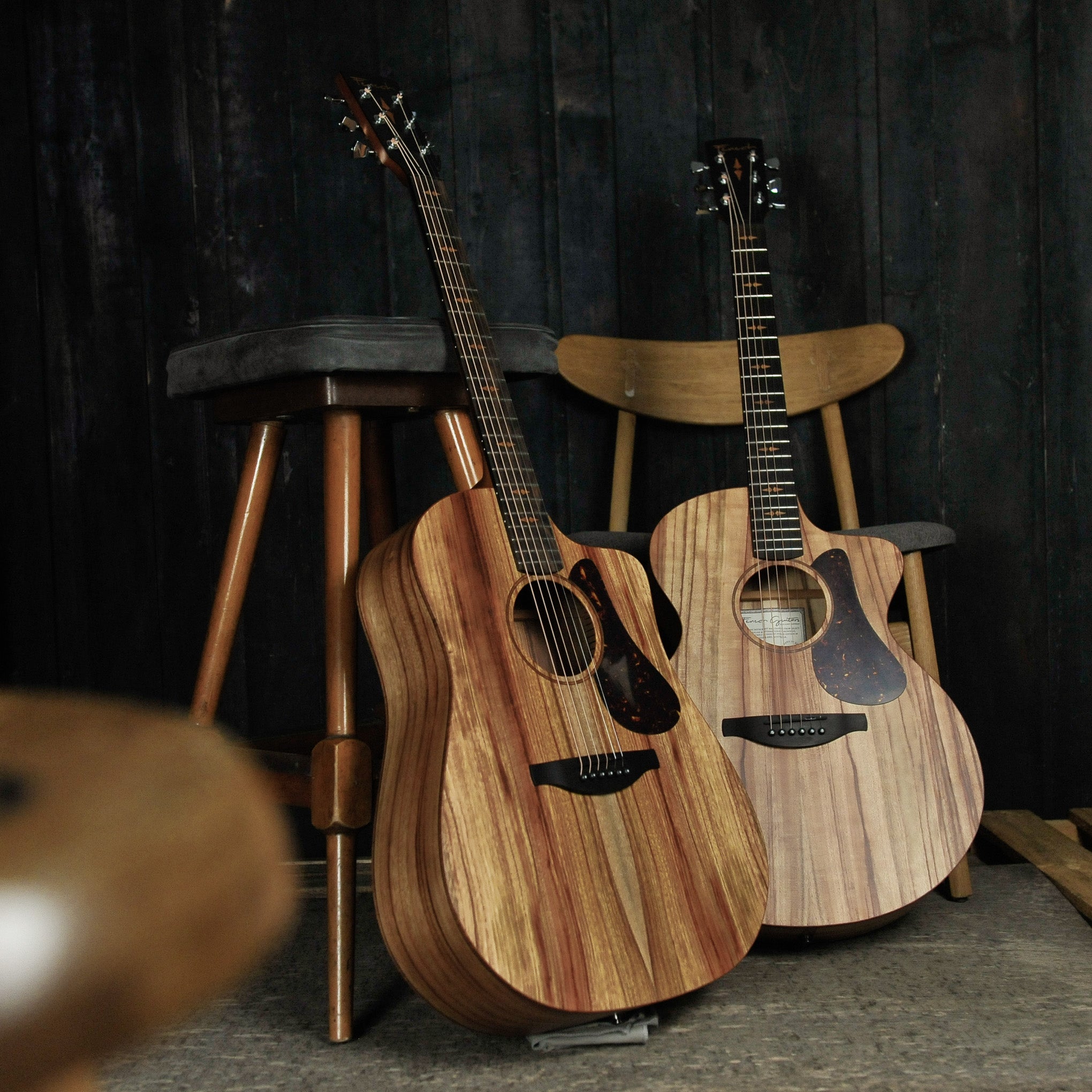 Fenech VTH D78 Dreadnought Cutaway - Camphor – Gladesville Guitar Factory