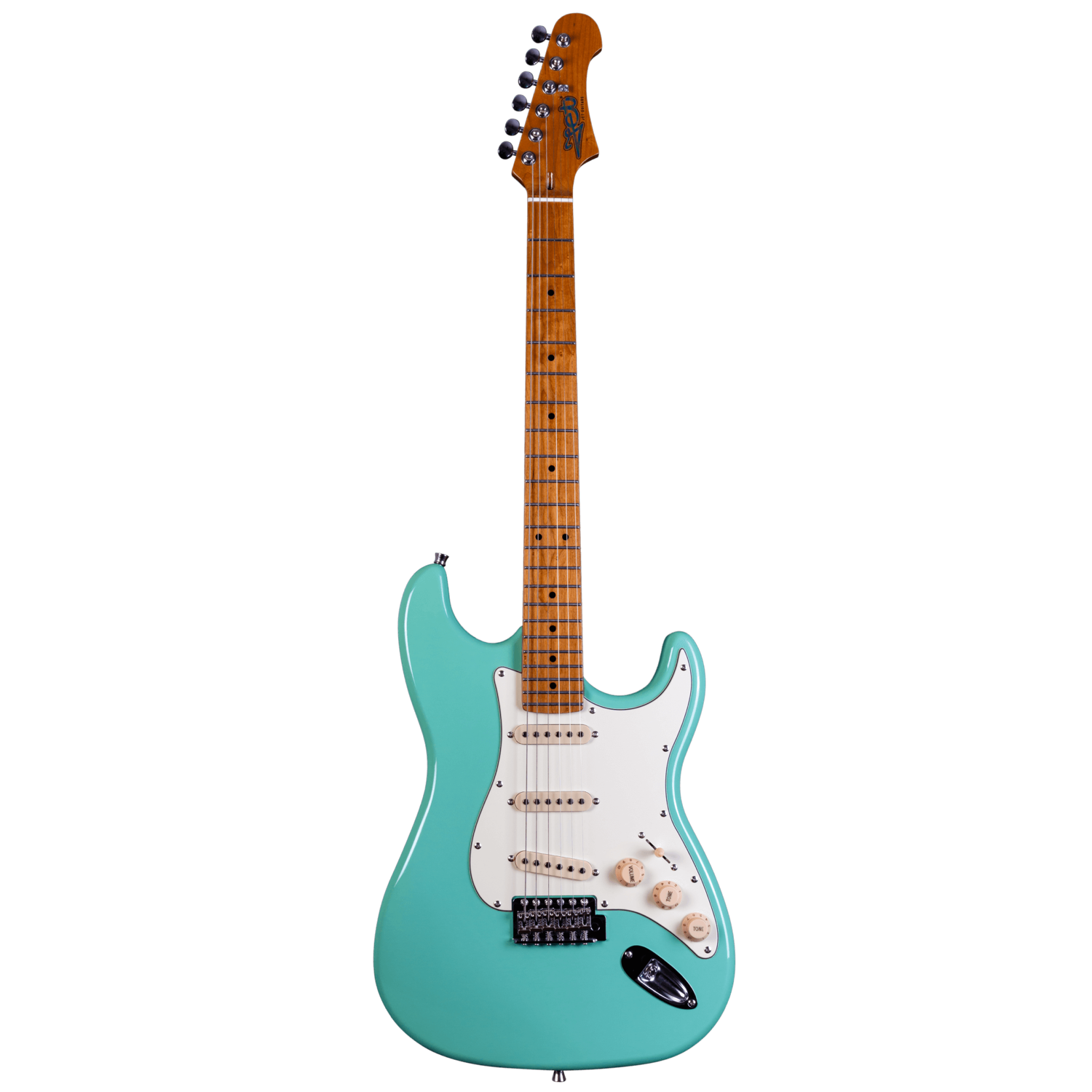 Jet JS-300-SFG SSS, Roasted Maple, Seafoam Green Electric Guitar ...