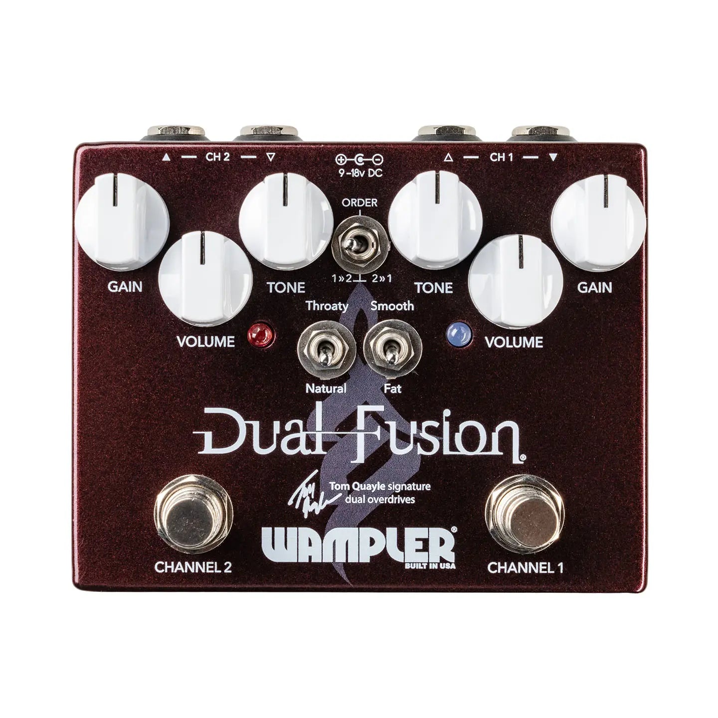 Wampler Dual Fusion Tom Quayle Signature Overdrive Dual Pedal ...