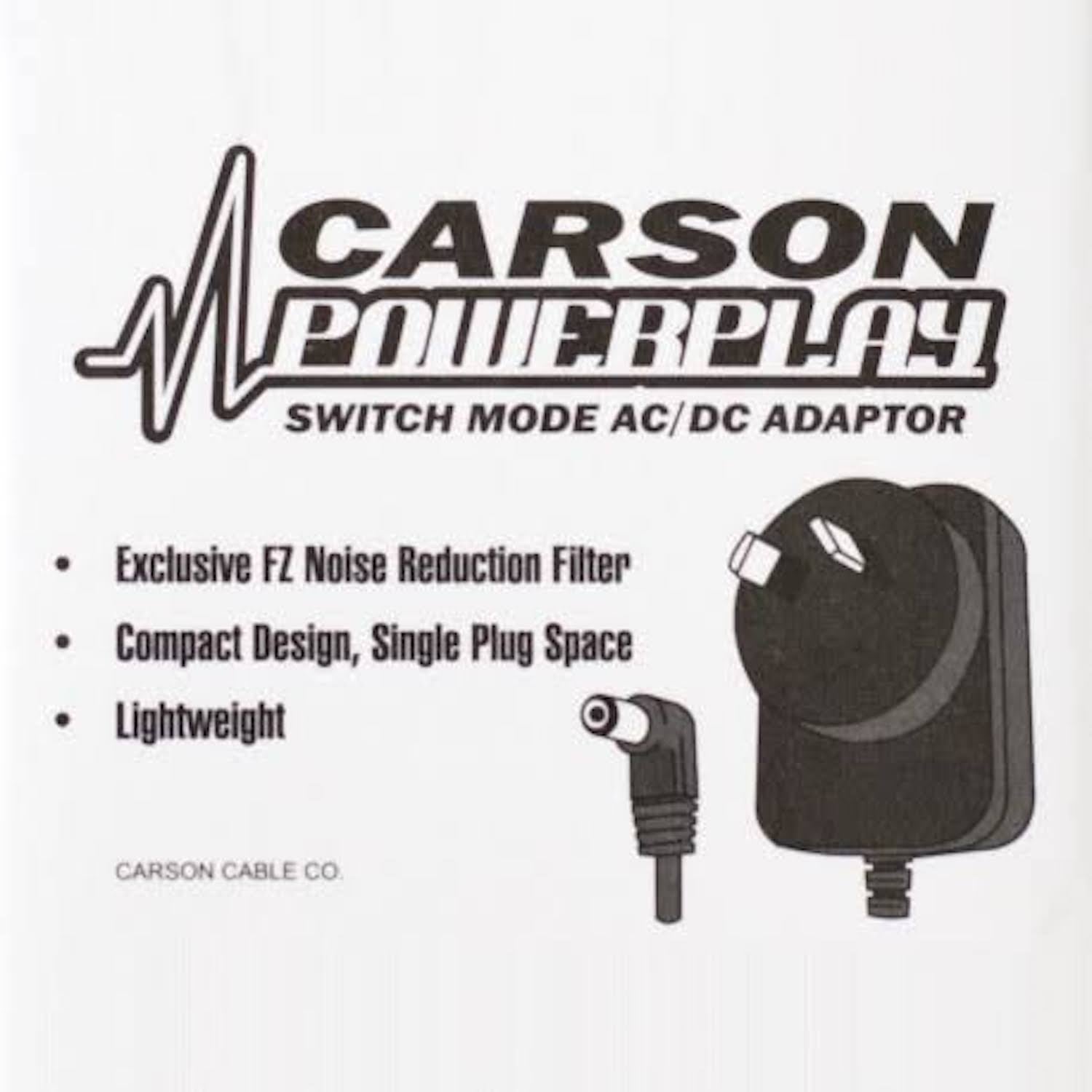 Carson RPC91 9v 1000ma Power Supply – Gladesville Guitar Factory